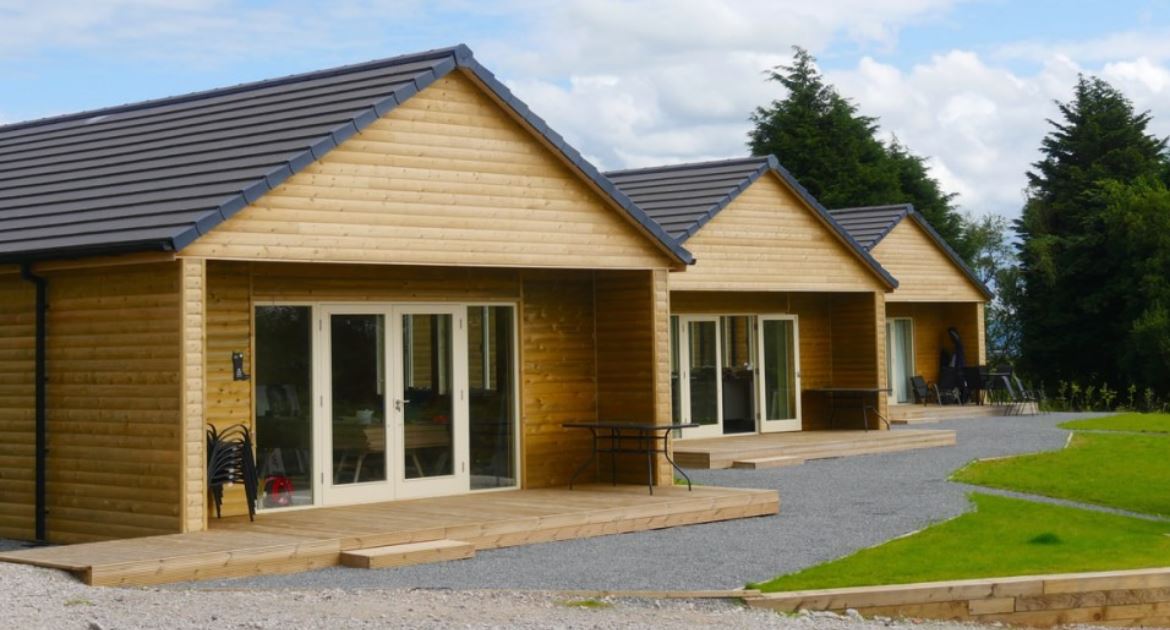 The beautiful Crammond Cottages built using MDF & Treated Long Lap ...